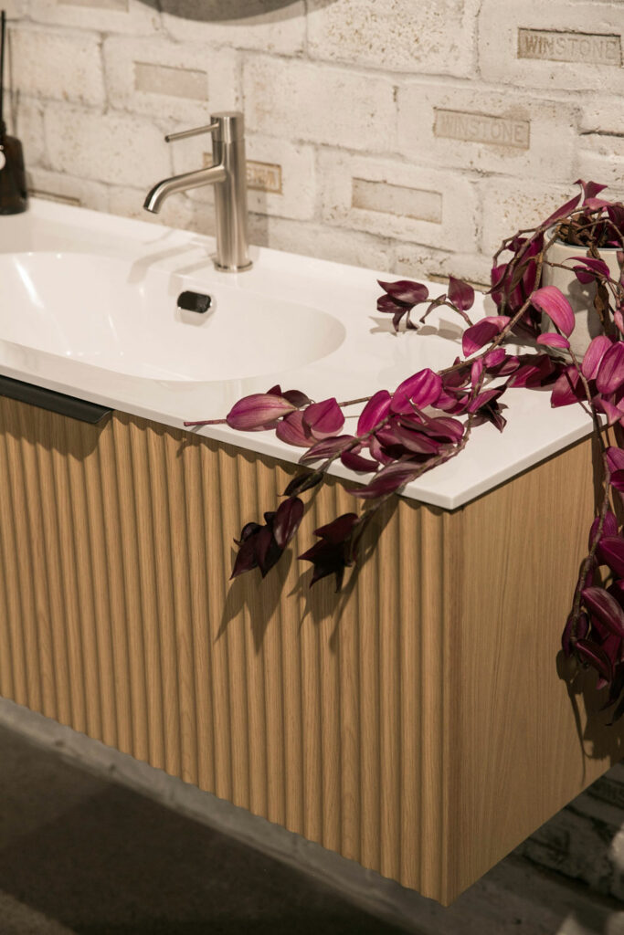 ARUVO™ ROMEO Collection Plywood Vanity Natural Oak W1200mm | Basin ...