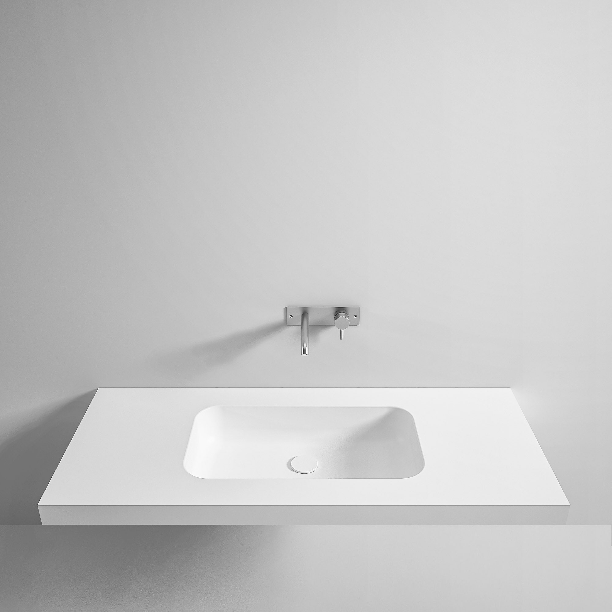 Aruvo™ Hermis Composite Stone Drop In Basin Collection Size Options Toptile Bathrooms
