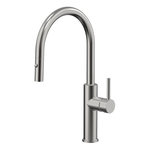 ARUVO™ VENTRO Kitchen Mixer with Pull Out Spray | Brushed Nickel ...